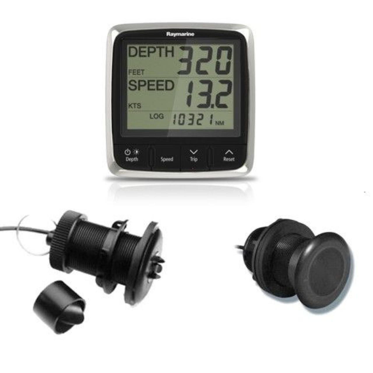 Raymarine i50 Tridata Pack sa P120 Speed Temperature Transducer i P19 ...